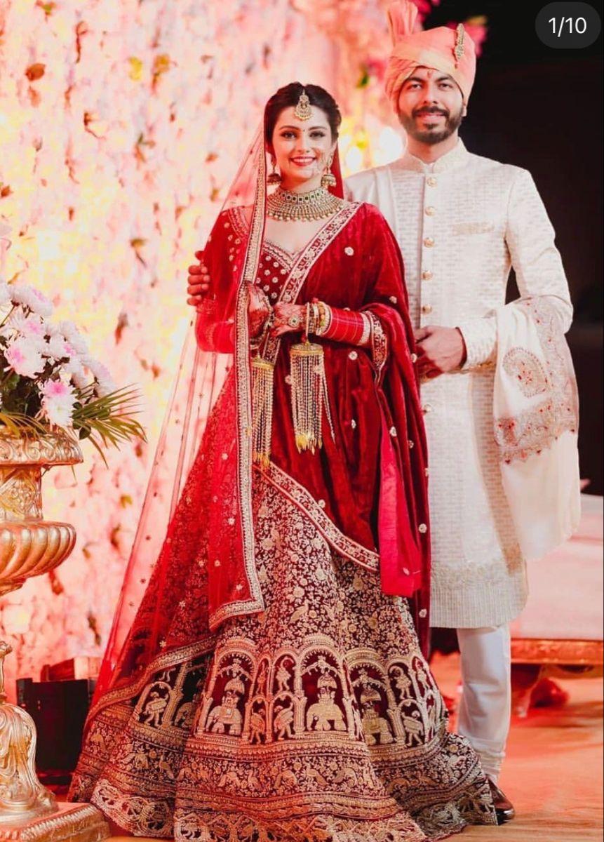Lehenga and Sherwani Inspiration: How Viral Instagram Couples Perfect ...